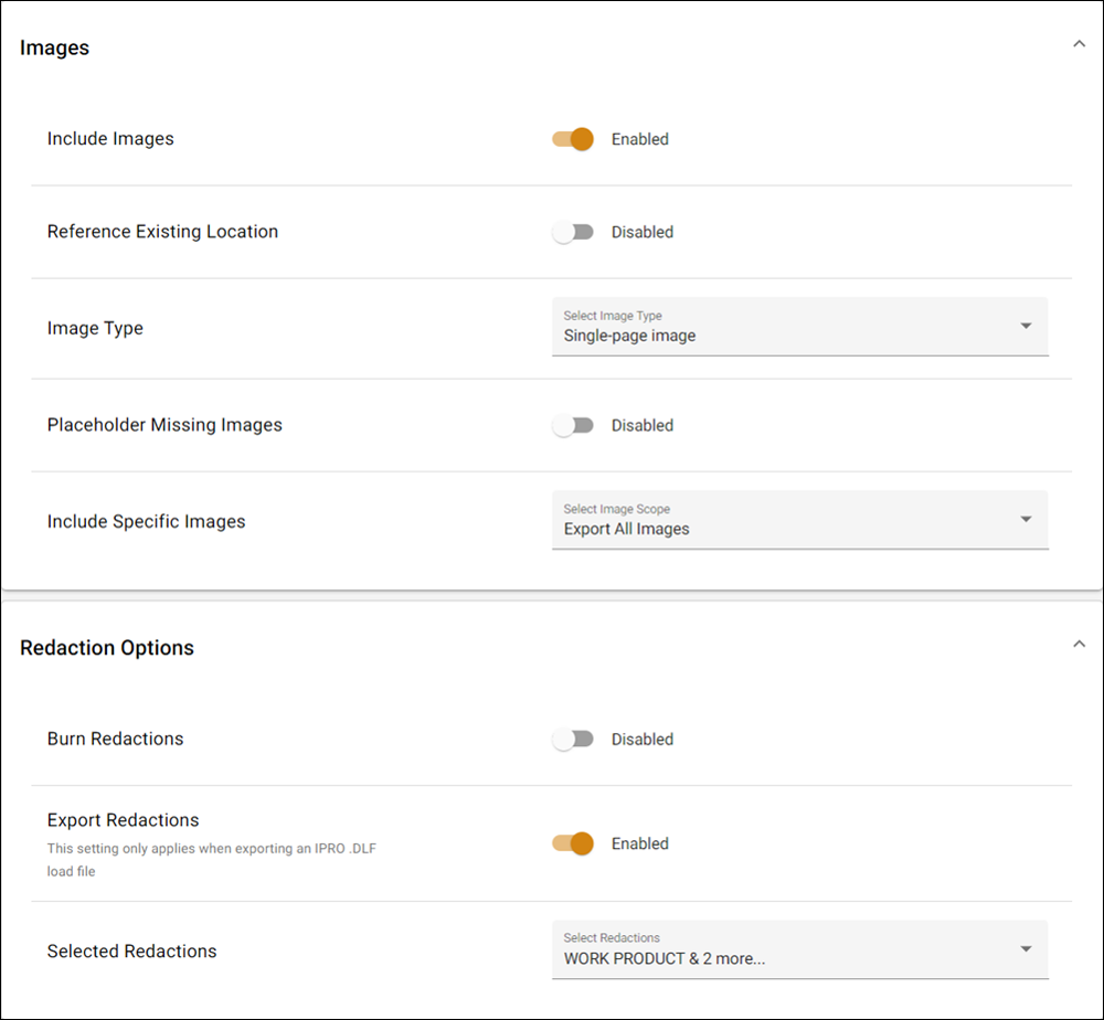 Migration Export – Open Discovery